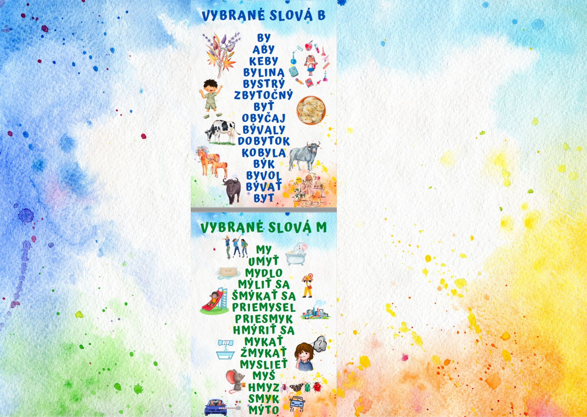 Vybrané slová - Slovenský Jazyk | UčiteliaUčiteľom.sk