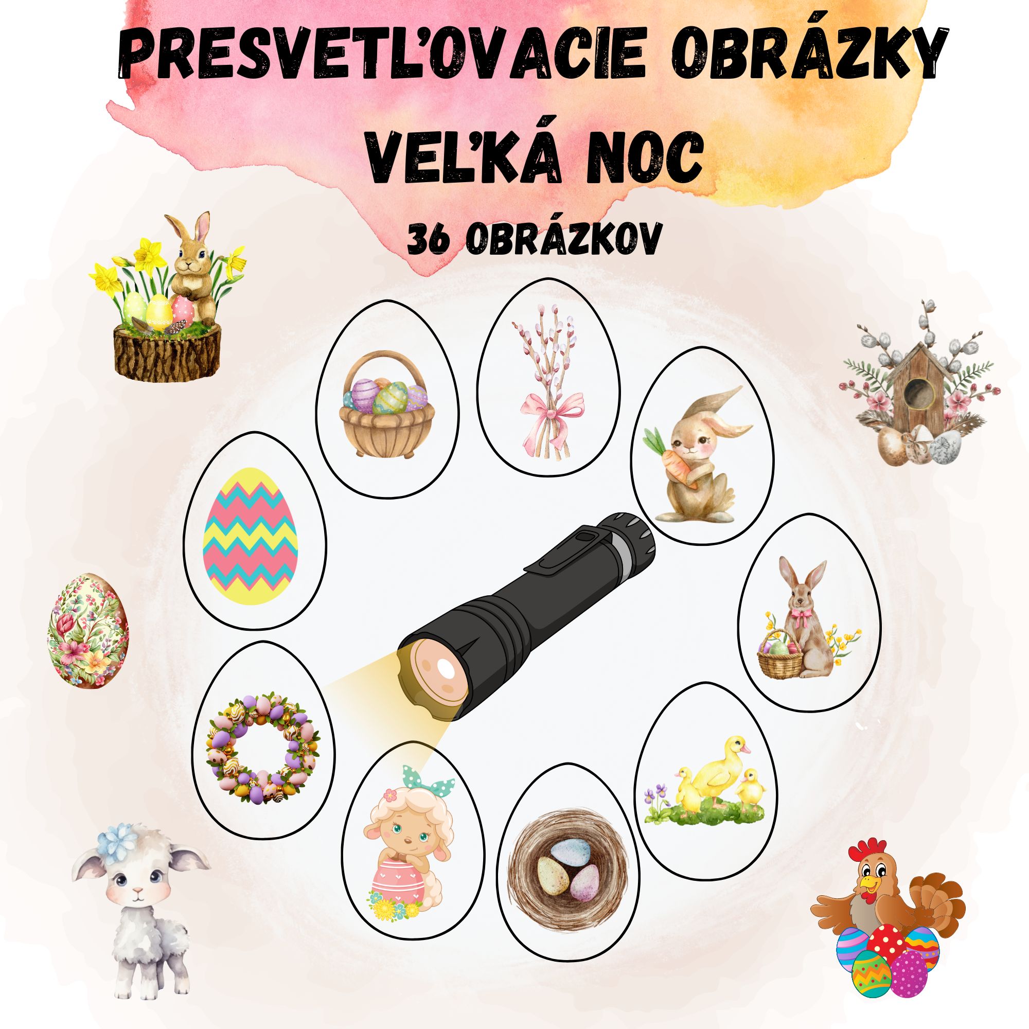 Presvetľovacie obrázky - Veľká noc - Nepriradené k predmetu ...