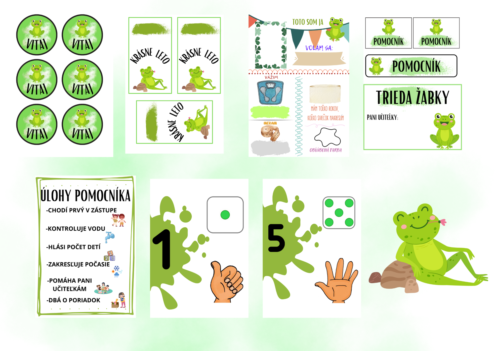 Trieda žabky, Výzdoba triedy, Pravidlá - Triednická hodina ...