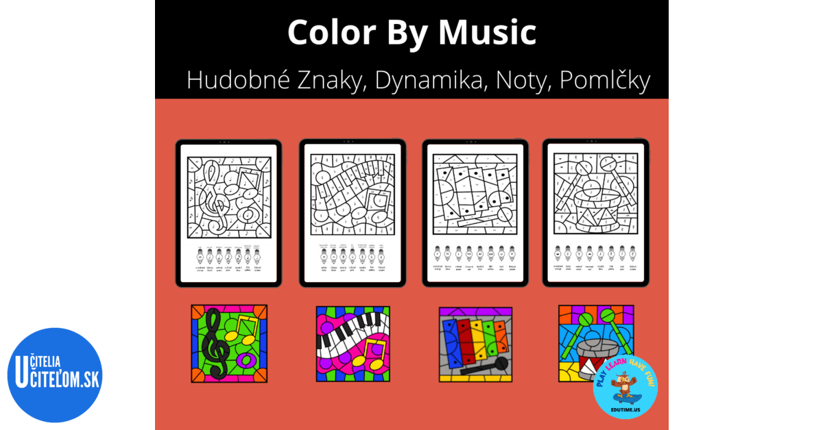 Color by Music - Hudobná výchova | UčiteliaUčiteľom.sk