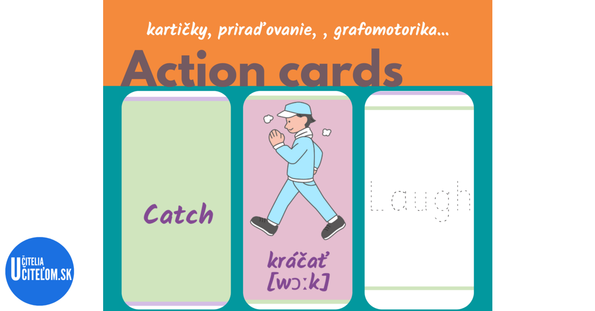 Action cards: kartičky činností - Anglický jazyk | UčiteliaUčiteľom.sk