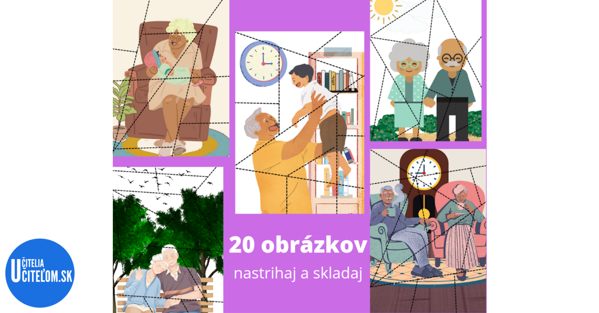 Vystrihovačka - Babka&Dedko - Výtvarná výchova | UčiteliaUčiteľom.sk