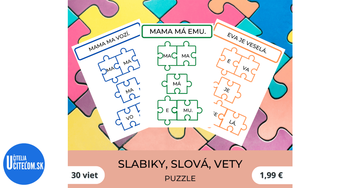 SLABIKA, SLOVO, VETA - Slovenský Jazyk | UčiteliaUčiteľom.sk