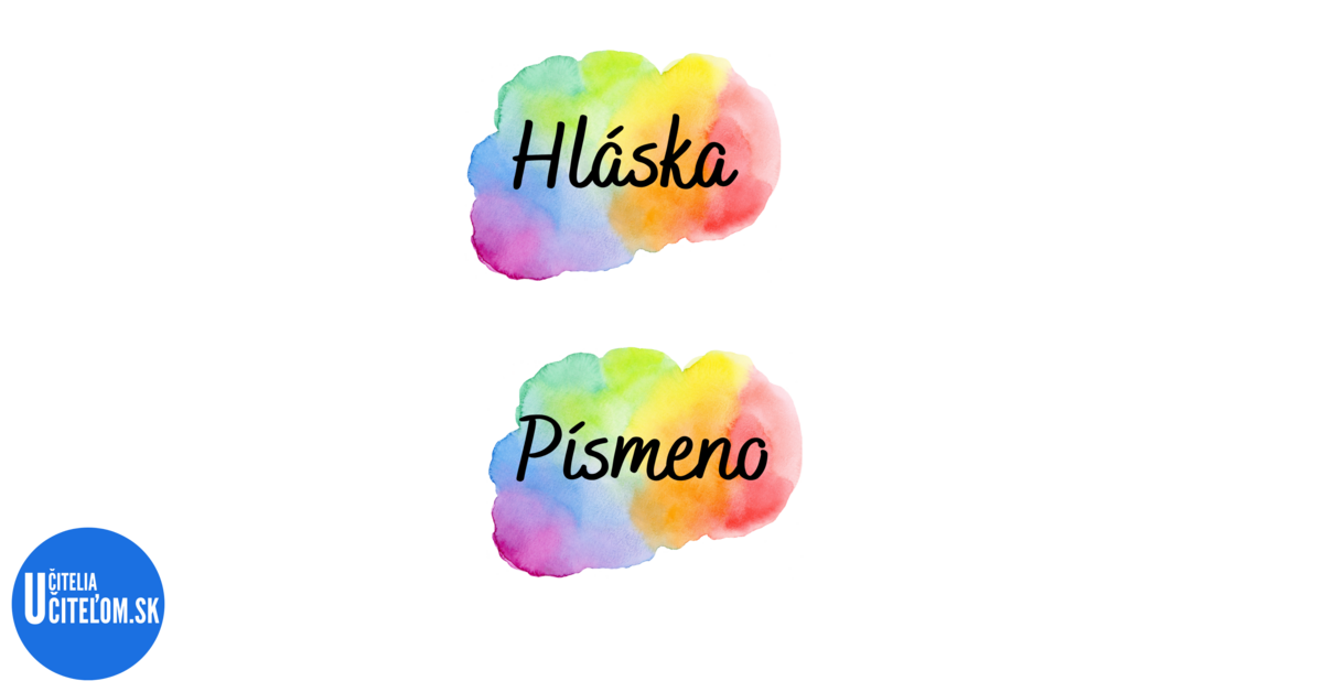 Hláska, písmeno- materiál na nástenku - Slovenský Jazyk ...