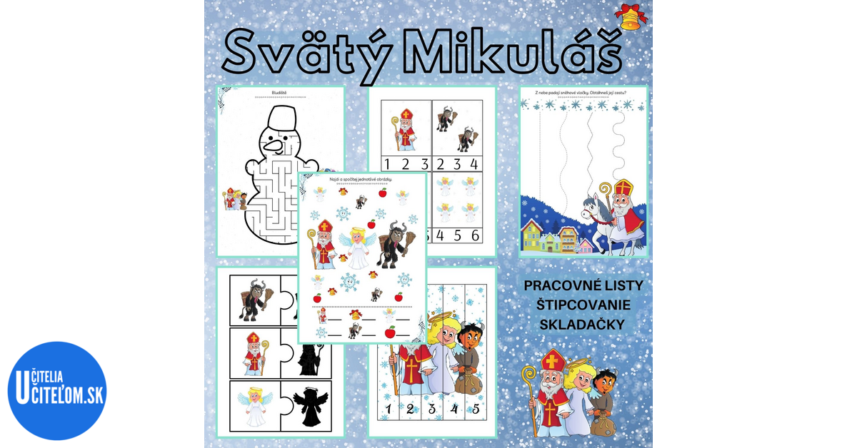 Svätý Mikuláš, súbor aktivít - Nepriradené k predmetu | UčiteliaUčiteľom.sk