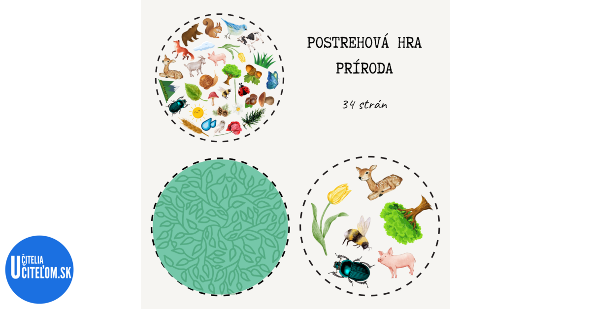 POSTREHOVÁ HRA príroda - Prírodoveda | UčiteliaUčiteľom.sk