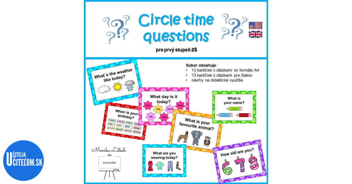 Morning Circle Questions (speaking activity) - Anglický jazyk ...