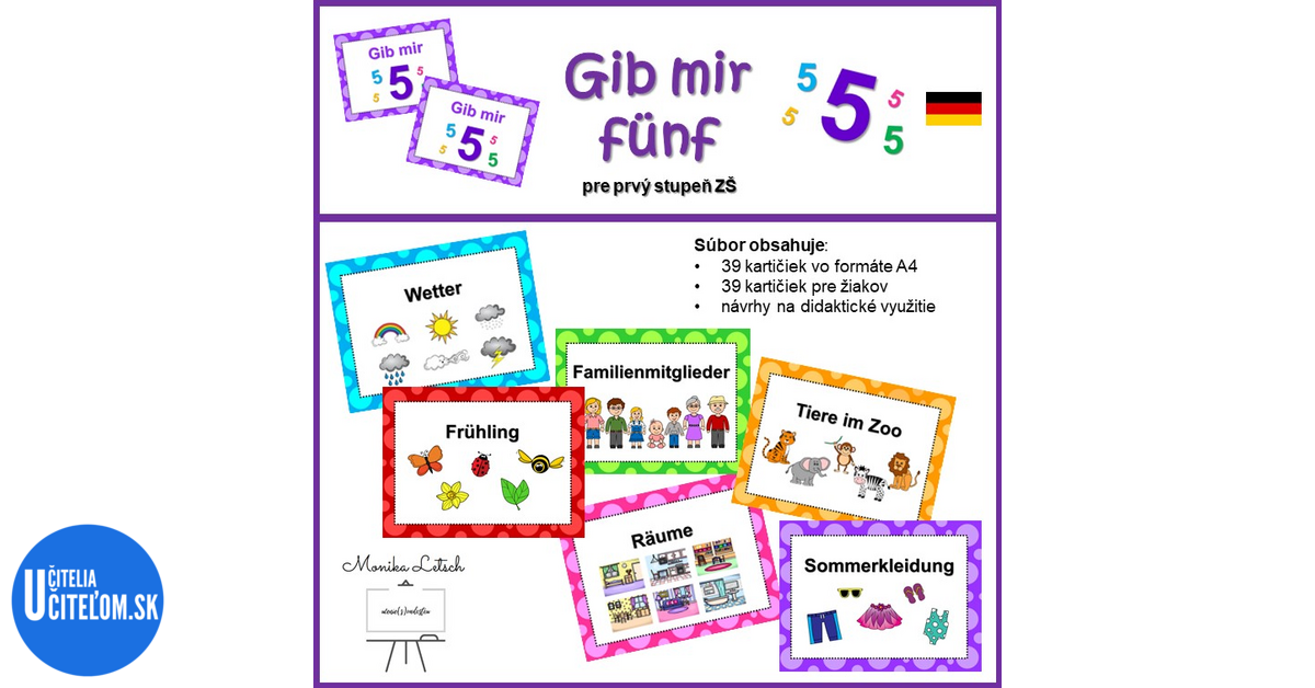 Gib mir 5 - Cudzie jazyky | UčiteliaUčiteľom.sk