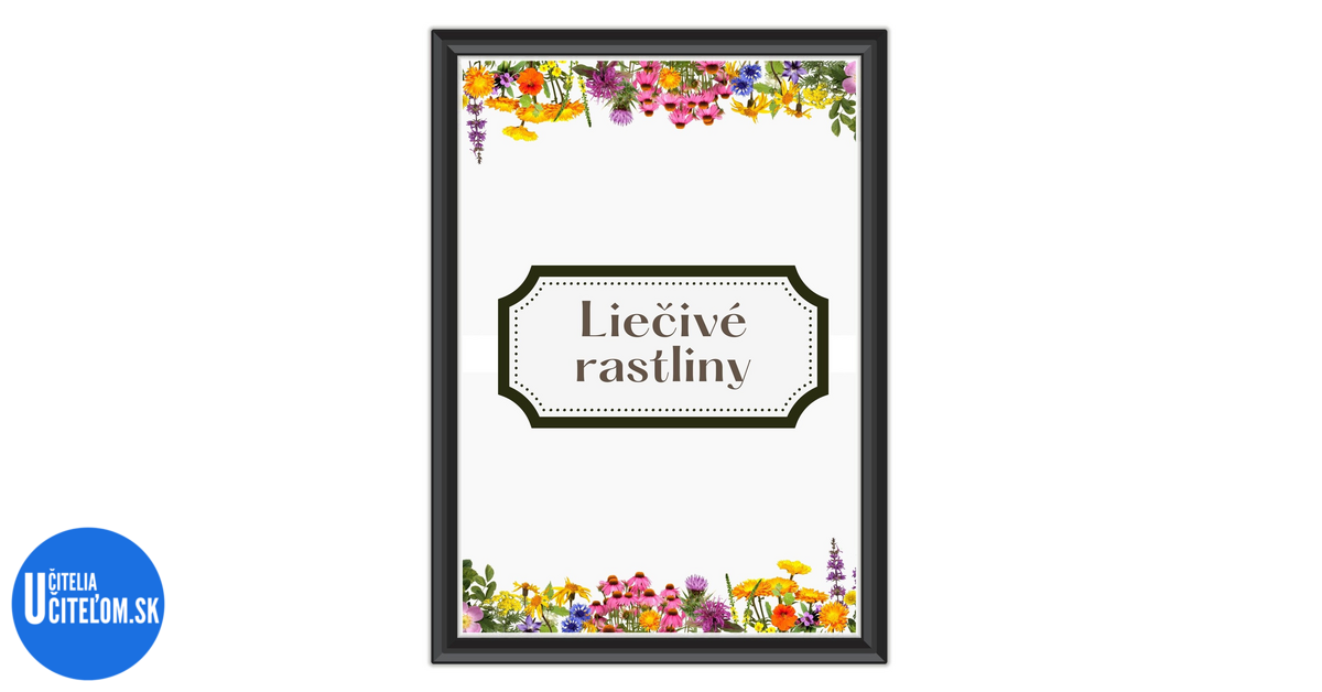 Liečivé rastliny - Prírodoveda | UčiteliaUčiteľom.sk