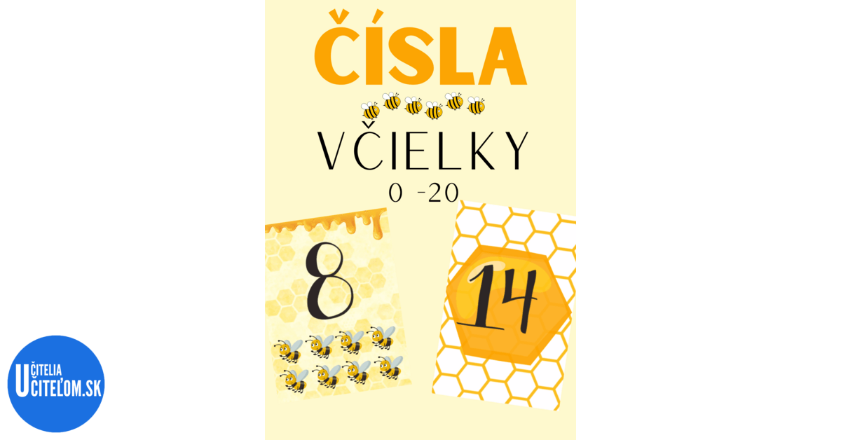 Čísla včielky - Matematika | UčiteliaUčiteľom.sk