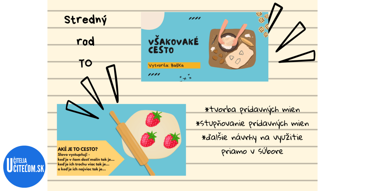 Gramatika - Tvorba prídavných mien - stredný rod - Slovenský Jazyk ...