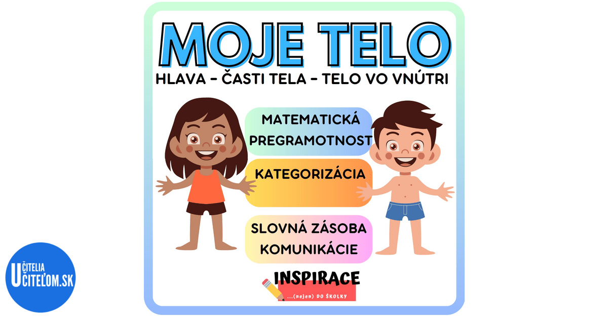 MOJE TELO (kategorizácie) - Prvouka | UčiteliaUčiteľom.sk