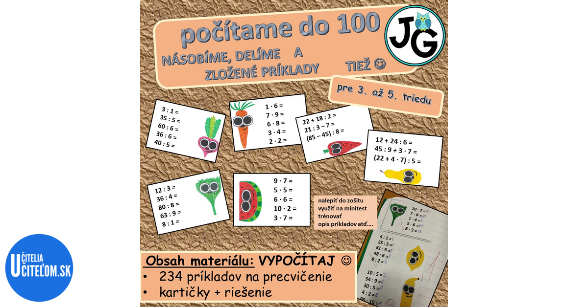 Delíme, násobíme a zložené príklady riešime - Matematika ...