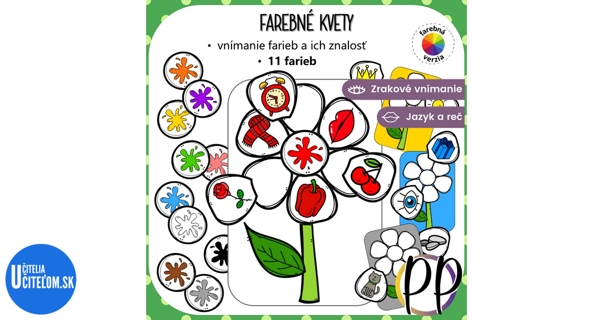 Farebné kvety - Nepriradené k predmetu | UčiteliaUčiteľom.sk