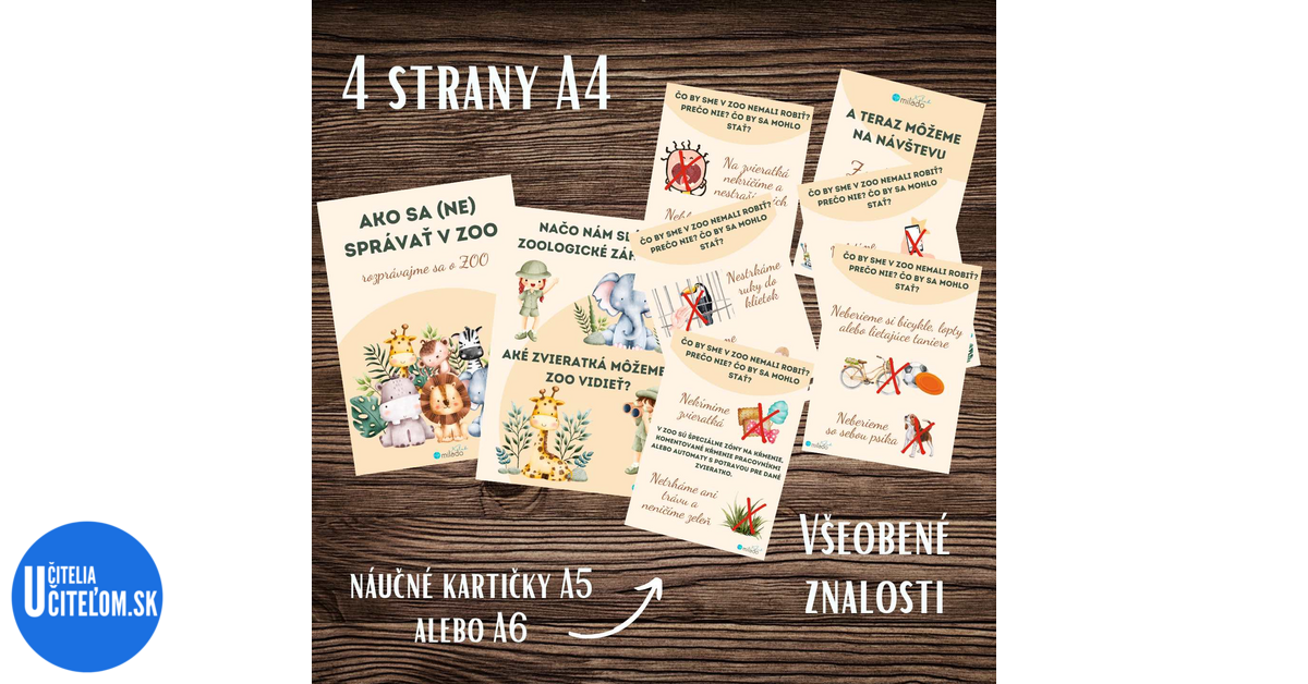 Ako sa nesprávať v ZOO (A5) - Nepriradené k predmetu | UčiteliaUčiteľom.sk