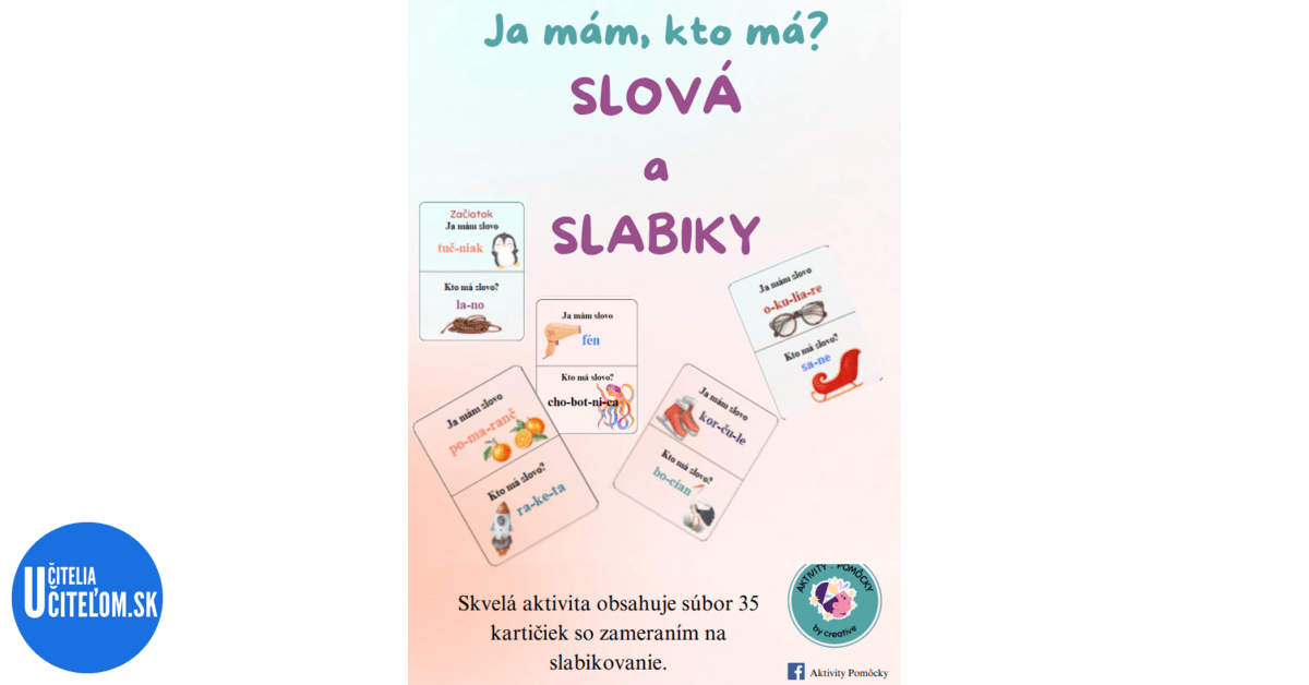 SLABIKY-rozdeľovanie slov na slabiky - Slovenský Jazyk ...