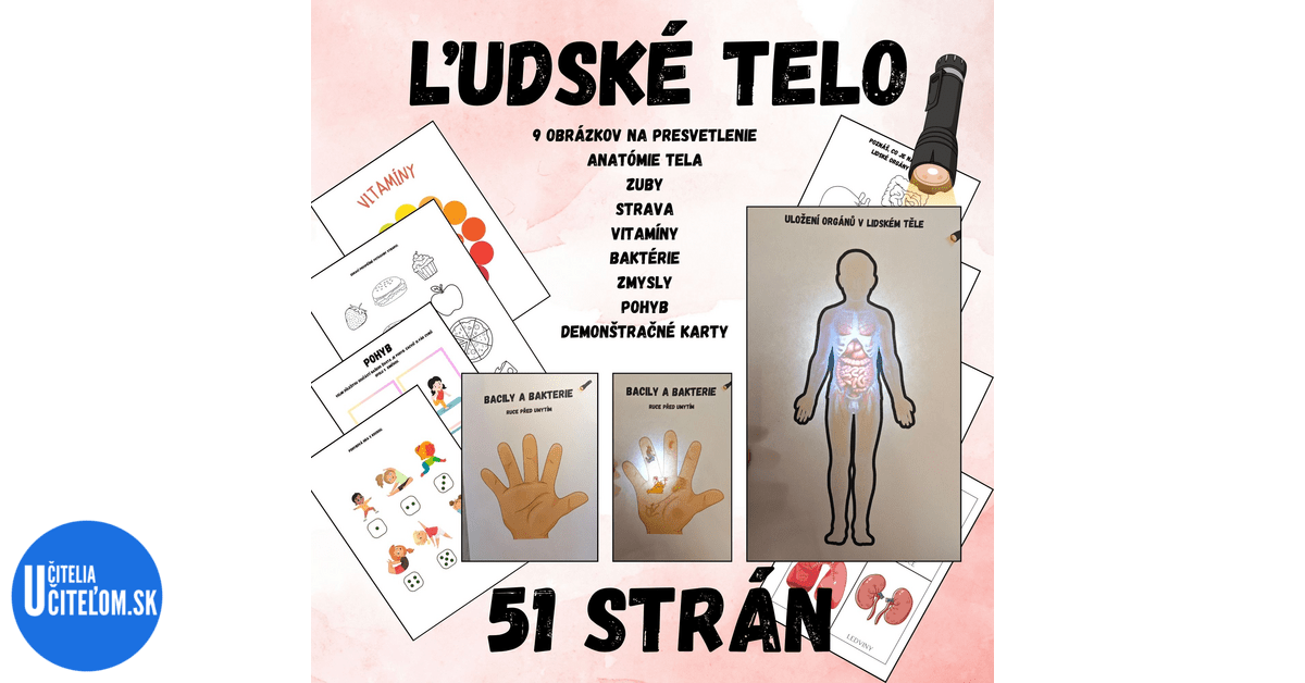 Ľudské telo - Prvouka | UčiteliaUčiteľom.sk