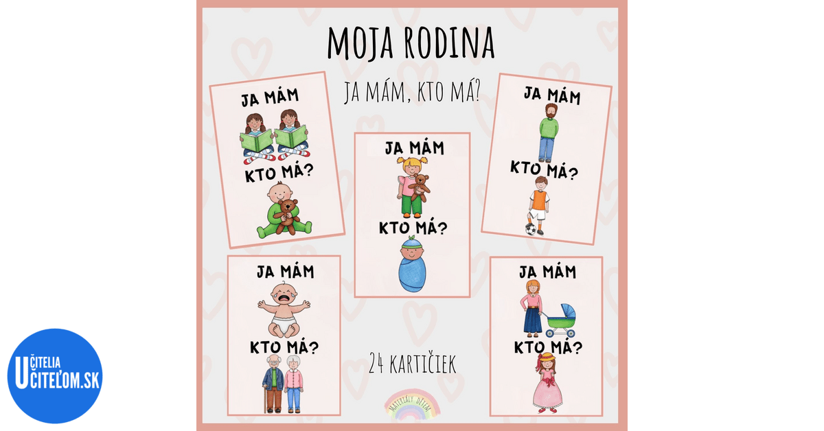 Ja mám, kto má? Moja rodina - Nepriradené k predmetu | UčiteliaUčiteľom.sk