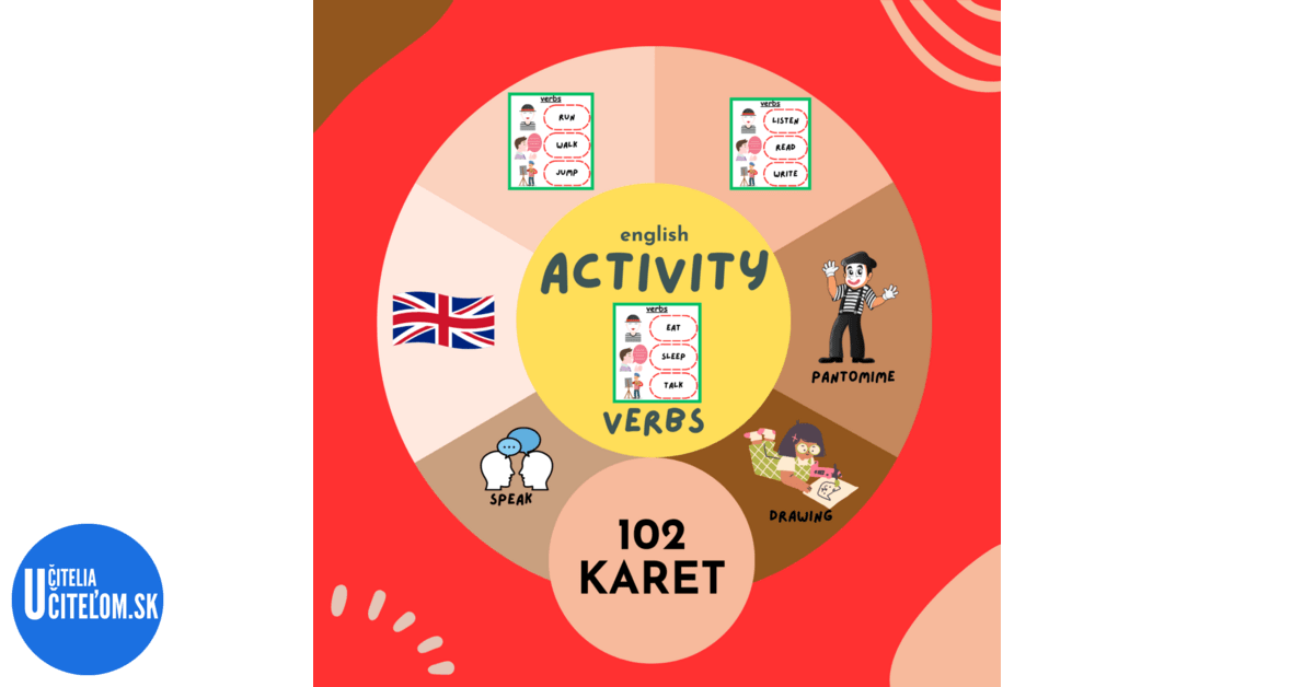 ACTIVITY - VERBS (102 CARDS) - Anglický jazyk | UčiteliaUčiteľom.sk
