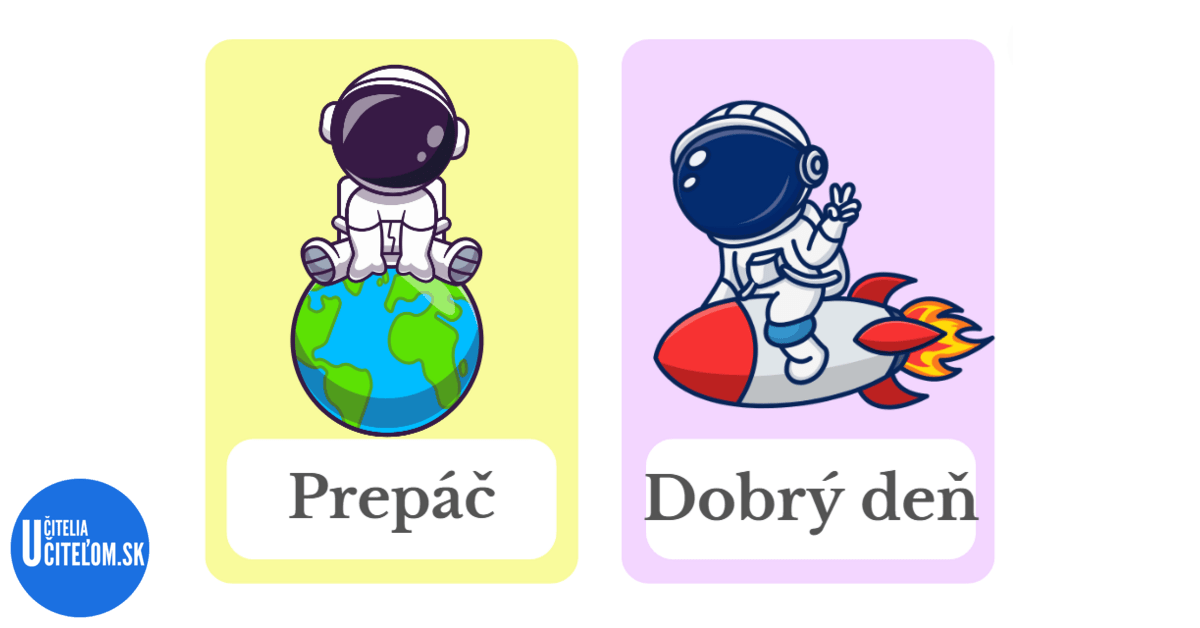 Čarovné slovíčka - téma: astronauti / vesmír - Triednická hodina ...