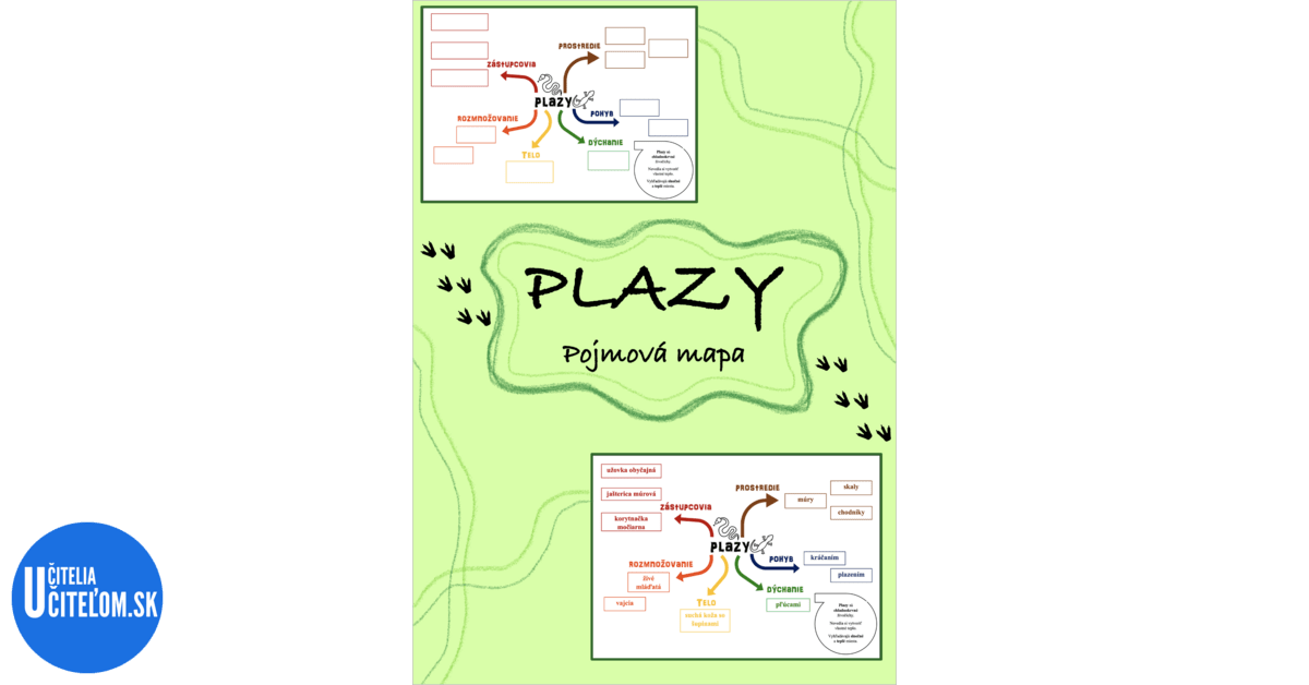 Pojmová mapa - Prírodoveda | UčiteliaUčiteľom.sk
