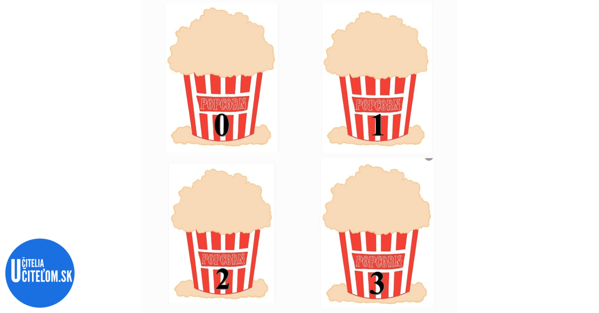 POPCORN - PRÍKLADY A ČISELNÝ RAD DO 20 - Matematika | UčiteliaUčiteľom.sk