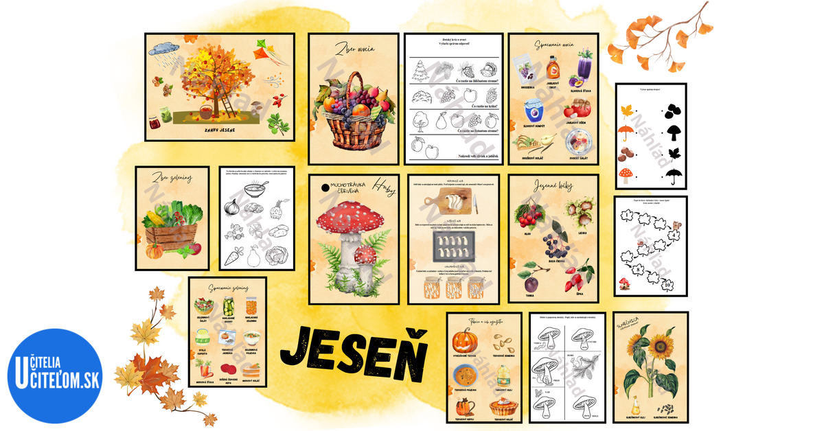 Jeseň v záhrade, v lese i na poli - Nepriradené k predmetu ...