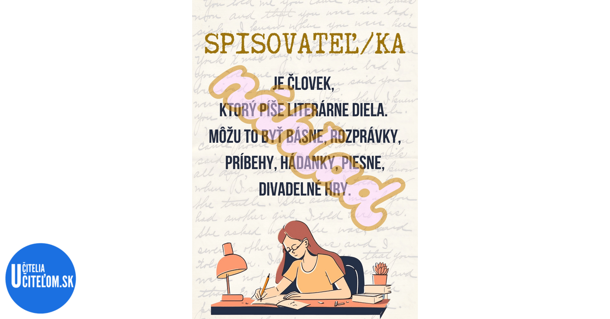 Literárne pojmy - Slovenský jazyk - literatúra | UčiteliaUčiteľom.sk