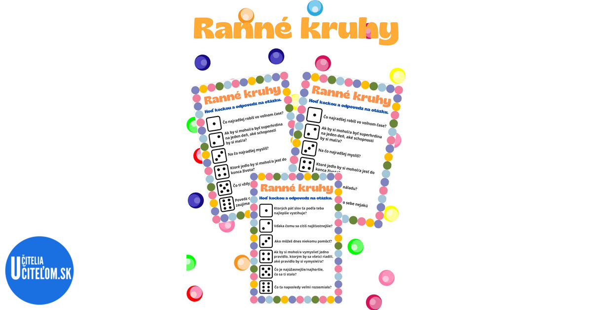 Ranné kruhy - Slovenský Jazyk | UčiteliaUčiteľom.sk
