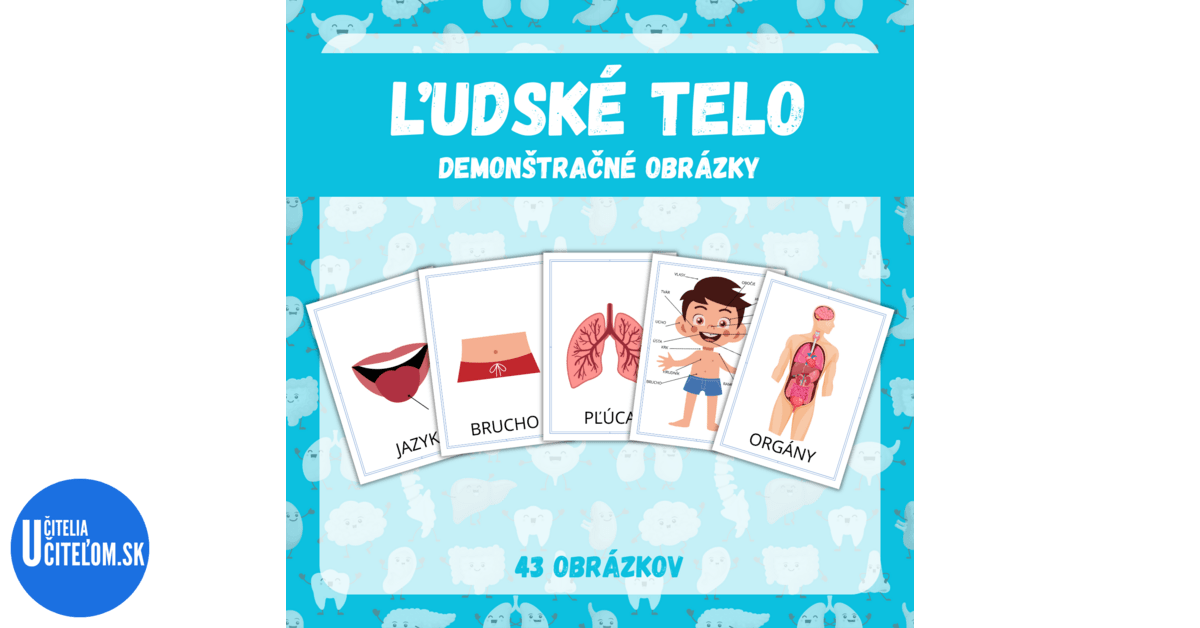 ĽUDSKÉ TELO - demonštračné obrázky - Biológia | UčiteliaUčiteľom.sk