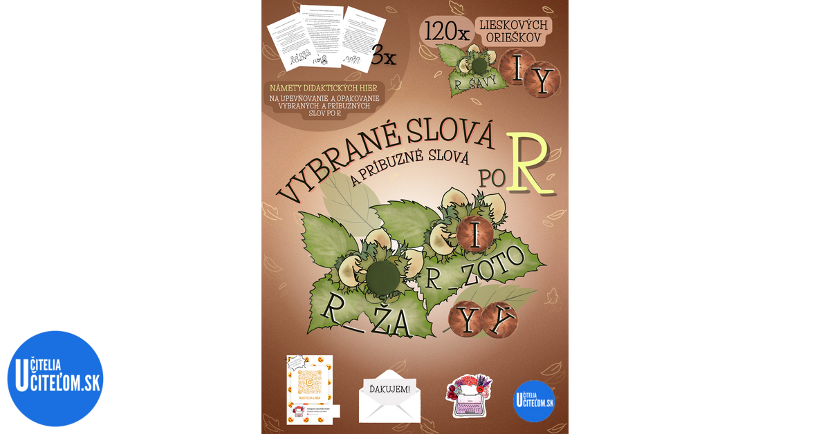 Vybrané slová po R - Lieskovce - Slovenský Jazyk | UčiteliaUčiteľom.sk