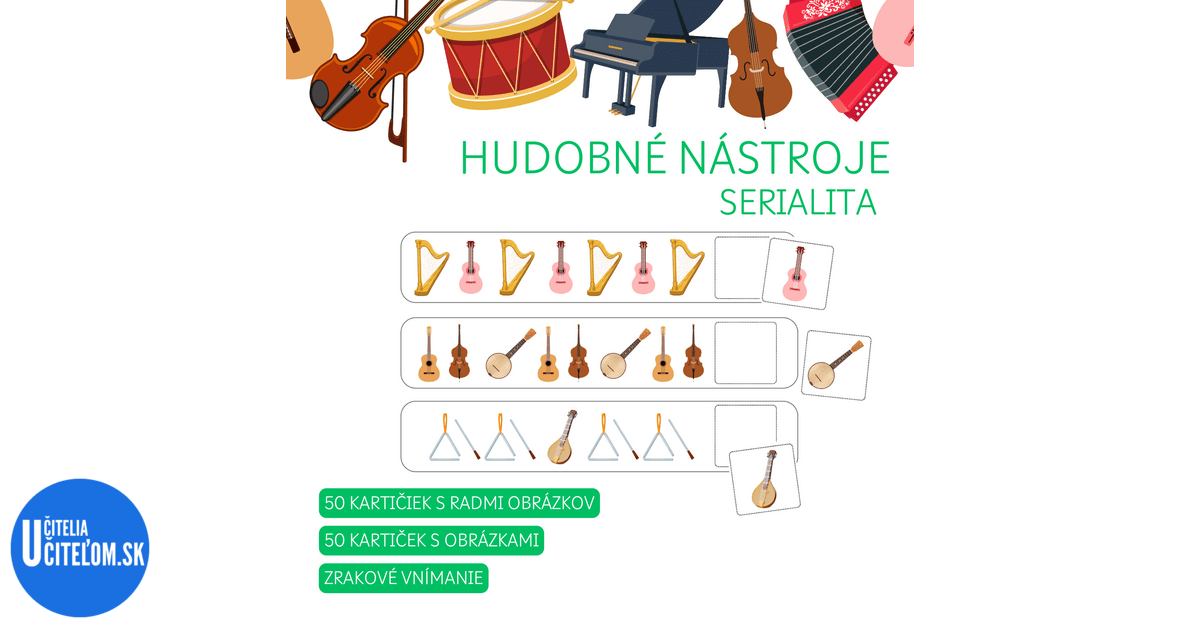 HUDOBNÉ NÁSTROJE - serialita - Hudobná výchova | UčiteliaUčiteľom.sk