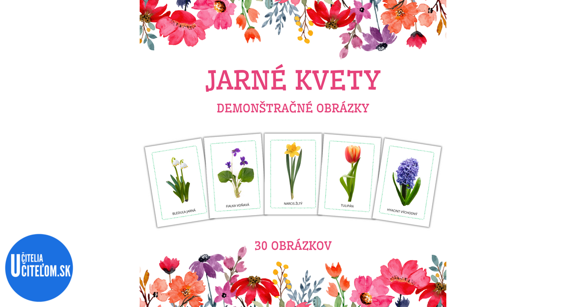 JARNÉ KVETY - brožúra - demonštračné obrázky - Prírodoveda ...