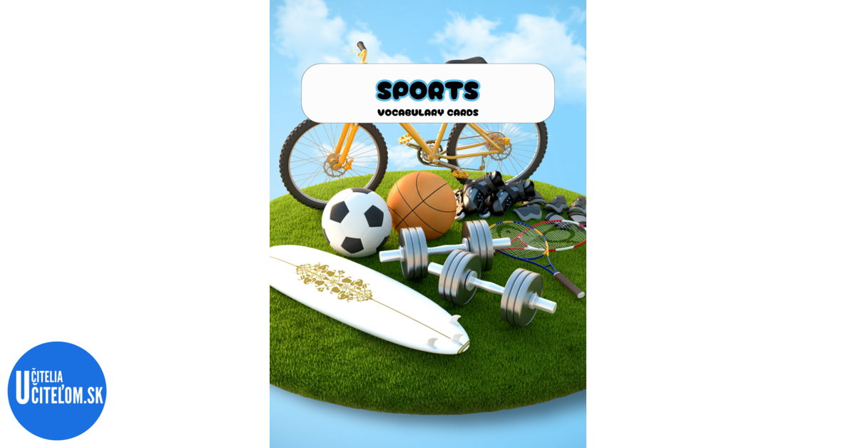 Sports vocabulary cards - Anglický jazyk | UčiteliaUčiteľom.sk