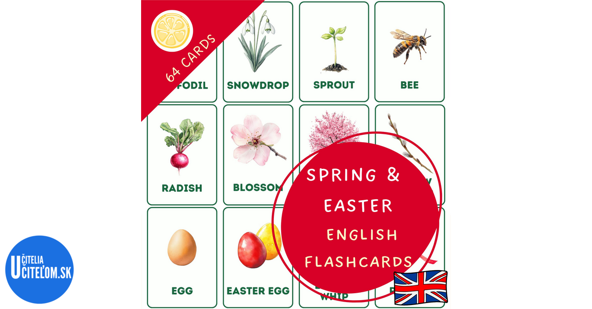 SPRING AND EASTER FLASHCARDS | obrázkové kartičky v angličtine ...
