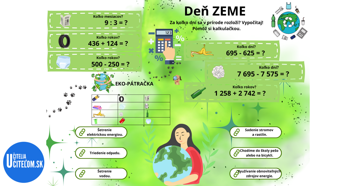 EKOPÁTRAČKA - NAŠA PLANÉTA ZEM (DEŇ ZEME) - Prírodoveda ...