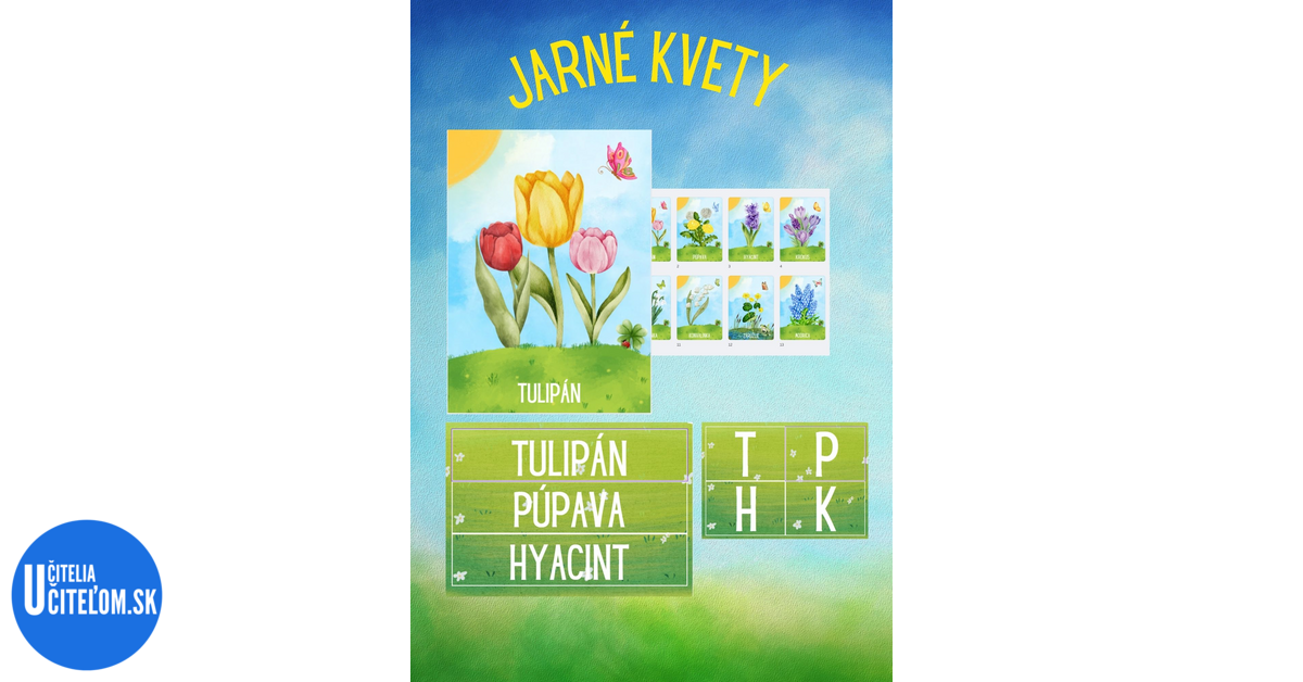 JARNÉ KVETY - Prírodoveda | UčiteliaUčiteľom.sk