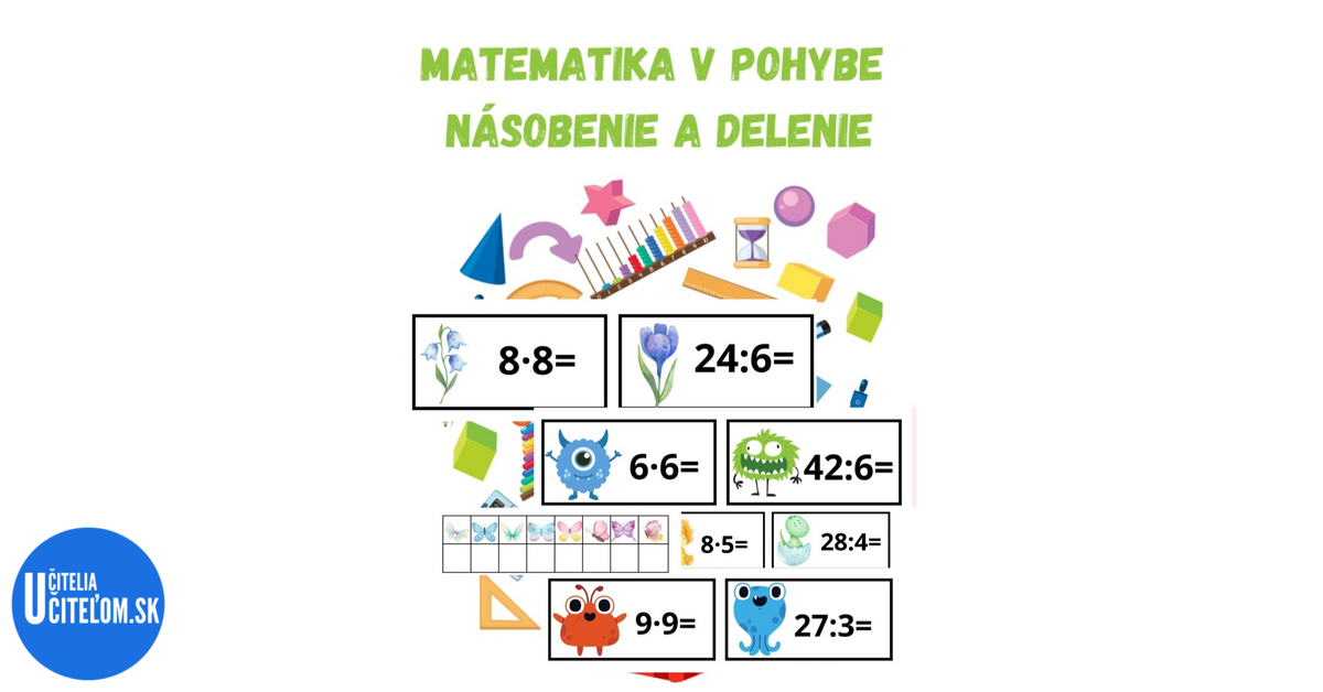 Behacie príklady násobenie a delenie - Matematika | UčiteliaUčiteľom.sk