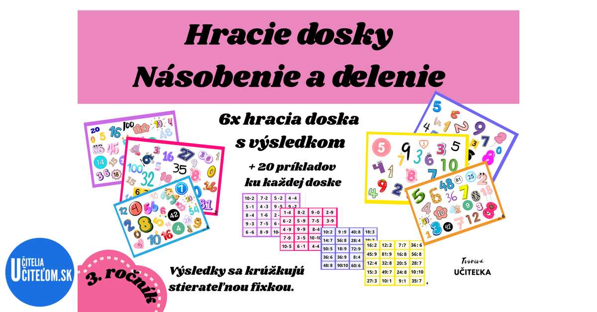 Násobenie a delenie - Matematika | UčiteliaUčiteľom.sk