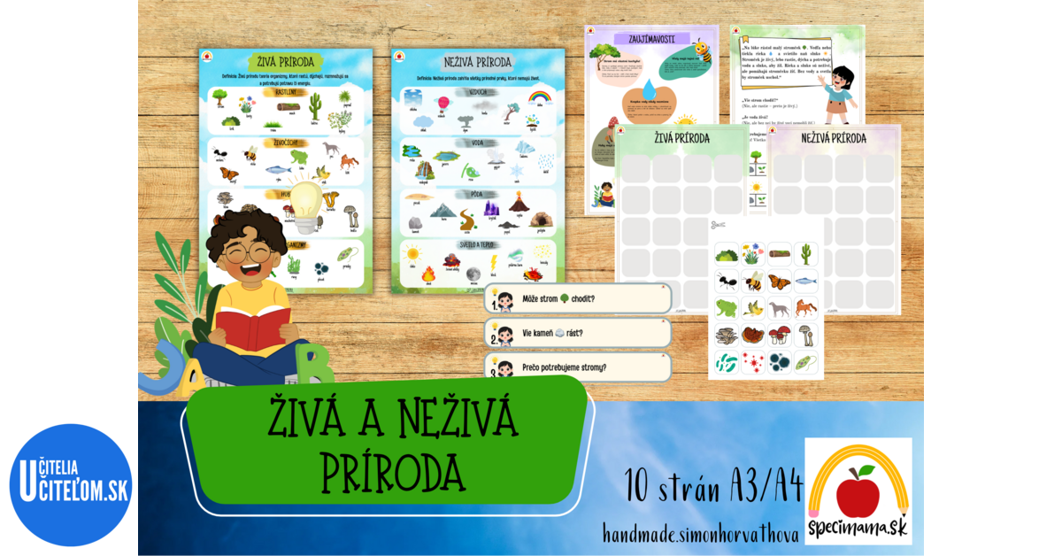 Živá a neživá príroda, Príroda - Prírodoveda | UčiteliaUčiteľom.sk