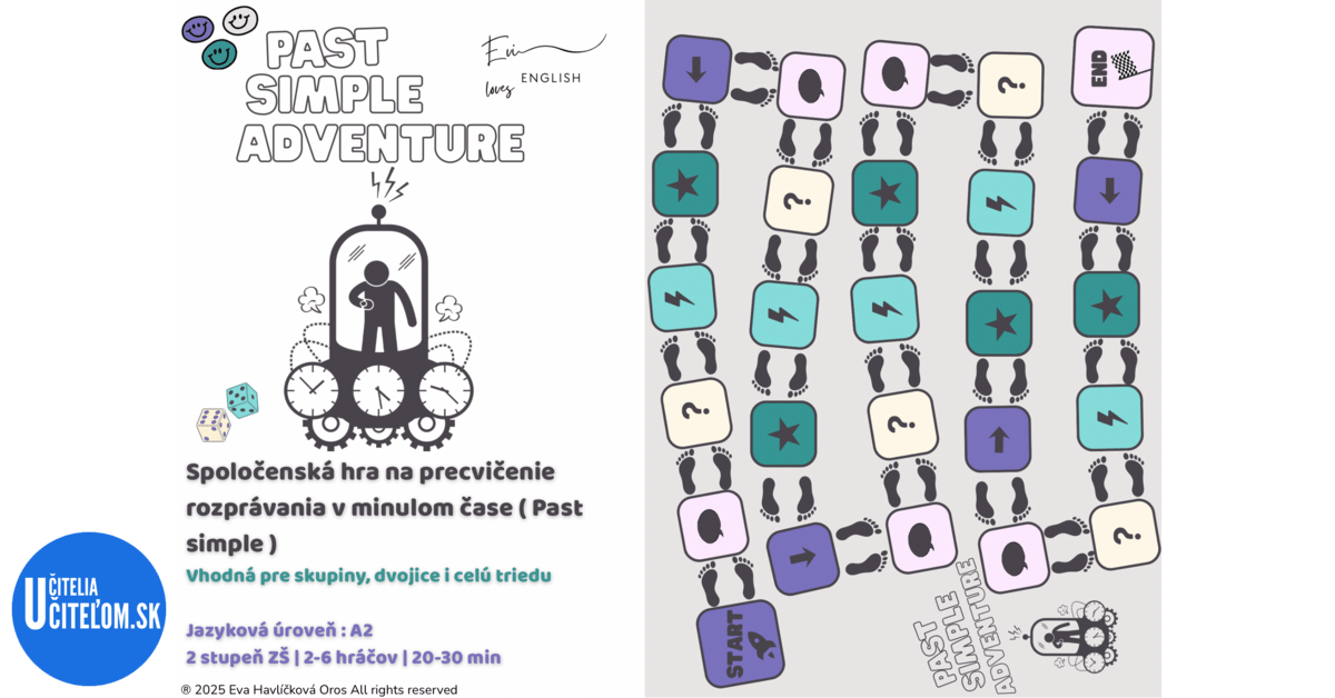 Past Simple Adventure- A2 - Anglický jazyk | UčiteliaUčiteľom.sk