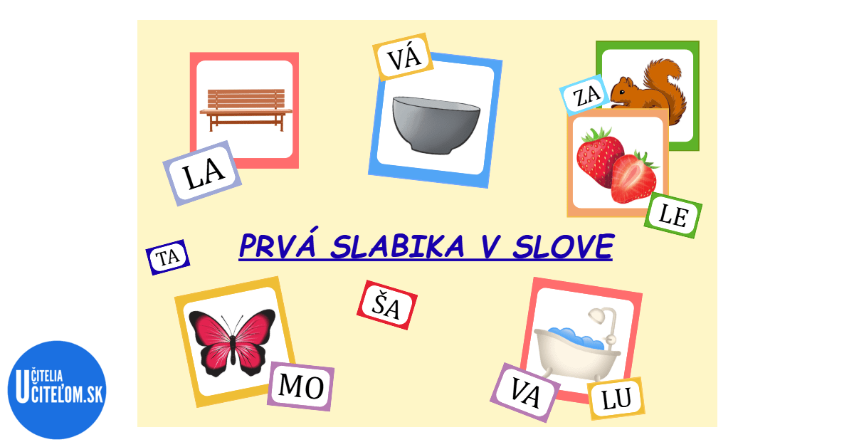 Prvá slabika - Slovenský Jazyk | UčiteliaUčiteľom.sk