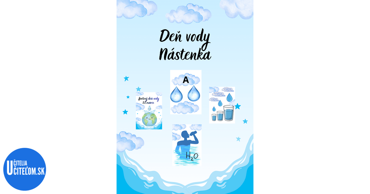 Deň vody - nástenka - Biológia | UčiteliaUčiteľom.sk