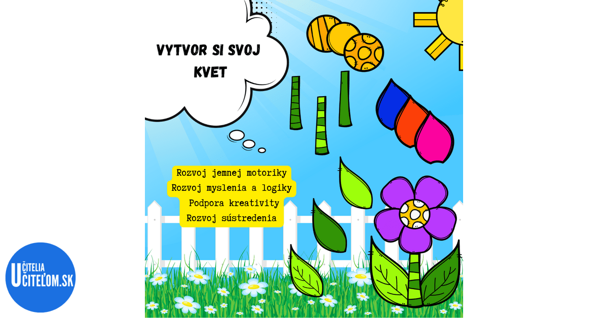 Vytvor si svoj vlastný kvety /JAR, KVETY - Nepriradené k predmetu ...
