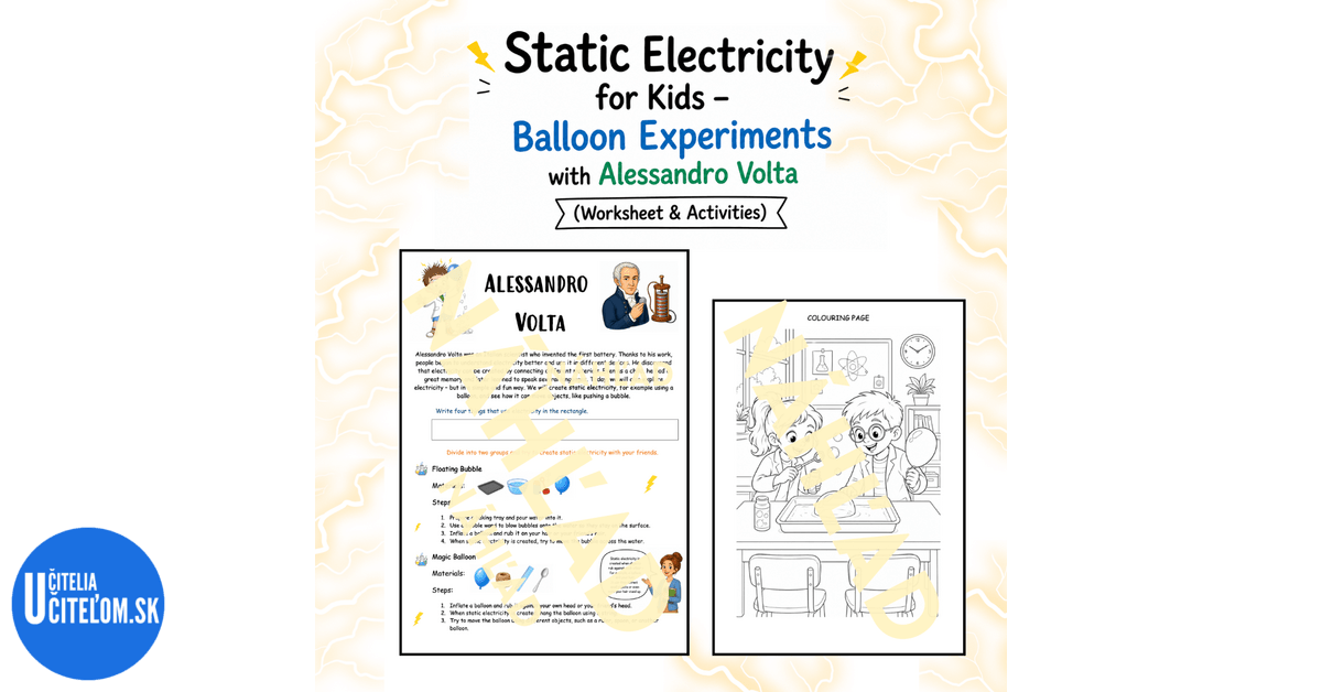 Static Electricity for Kids – Balloon Experiments with Alessandro Volta ...